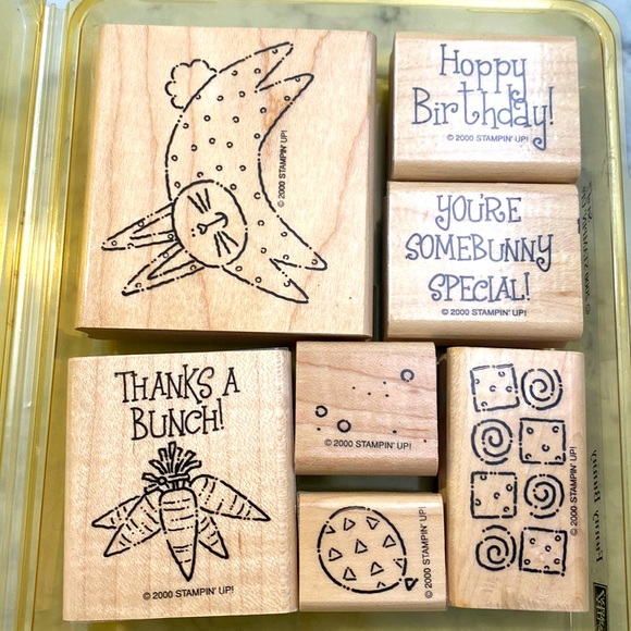 Stampin' Up! | Office | Stampin Up Funny Bunny Rubber Stamp Set | Poshmark